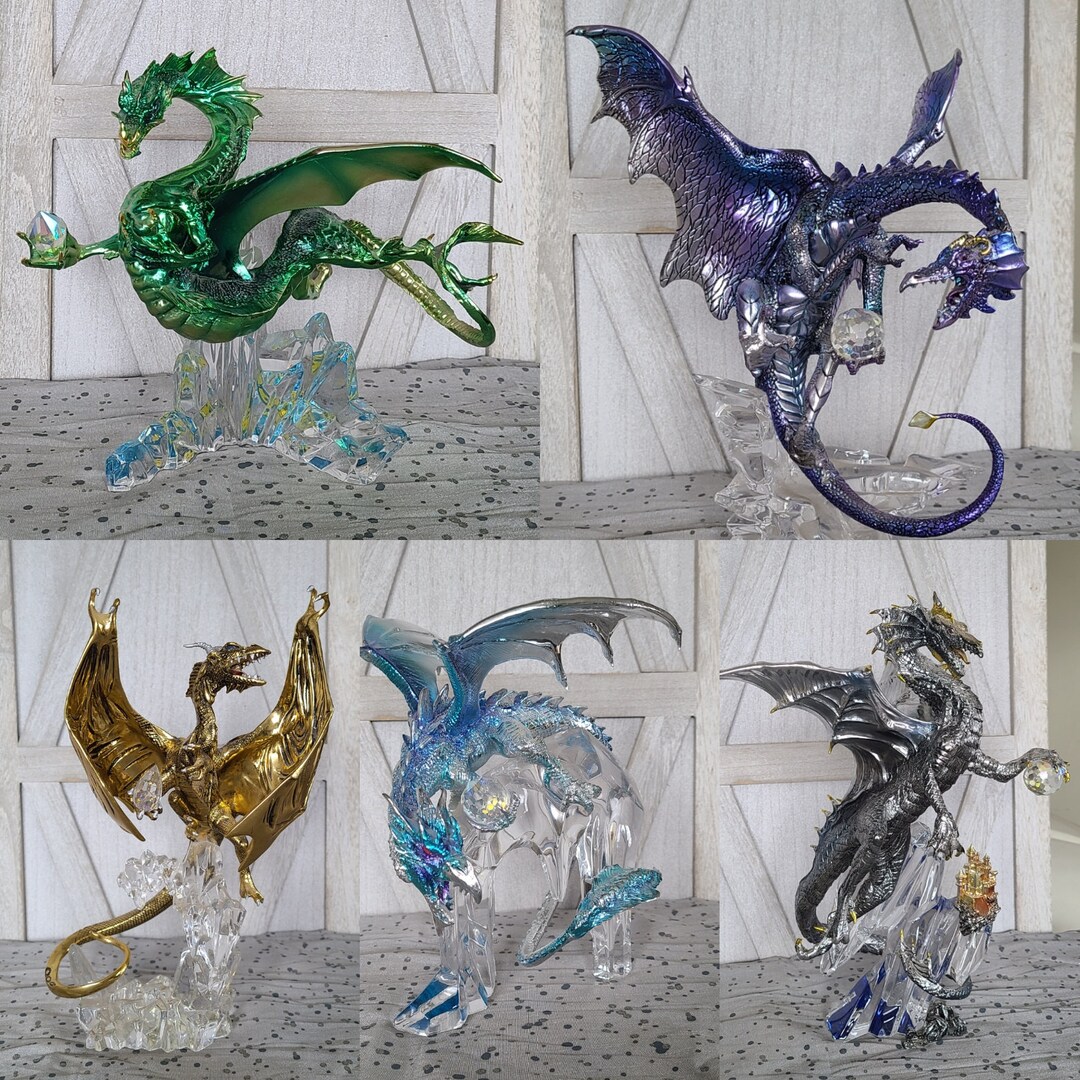 Franklin Mint Micael Whelan Dragon Stautues - Etsy