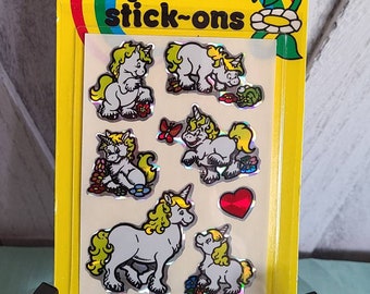 Rare Vintage Sparkle Prism Mushroom Rainbow Stickers 1980s - Etsy