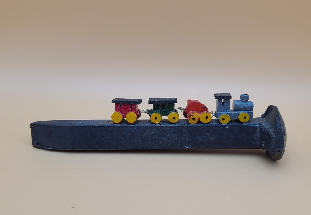Vintage Railroad Spike Decorative Piece - Etsy