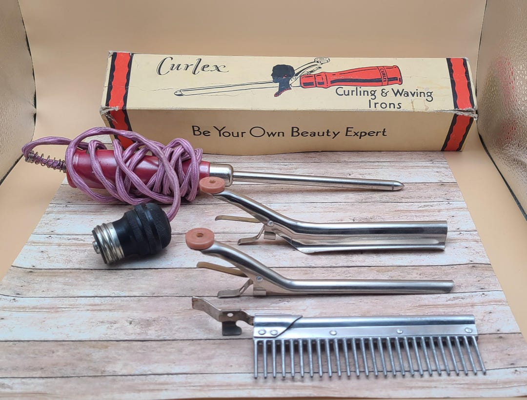 Vintage Curlex Curling and Waving Iron - Etsy