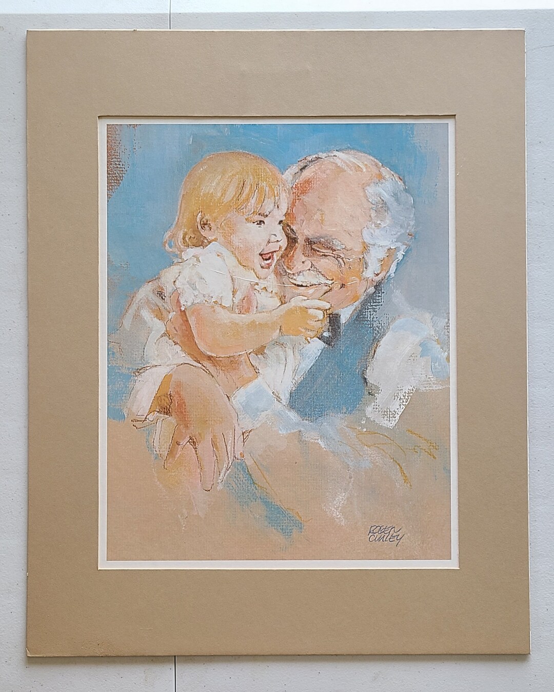 Roger Curley Matted Print - Etsy