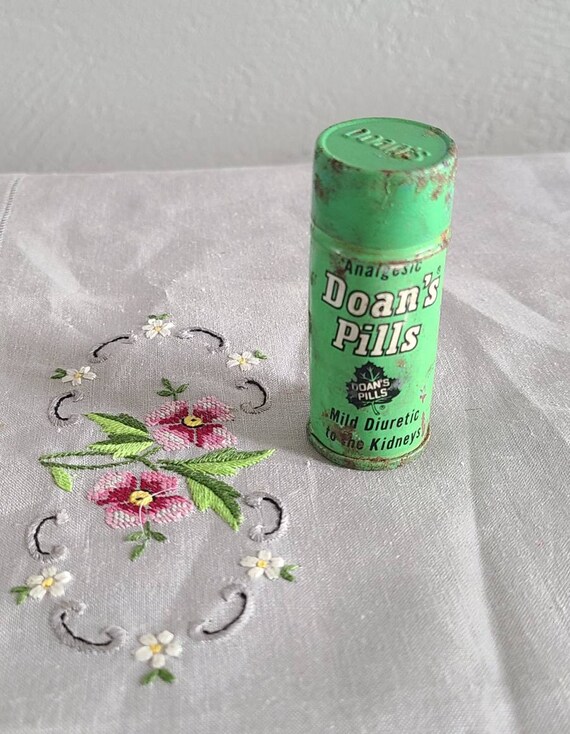 Vintage Doan's Pills Medication Container - Etsy
