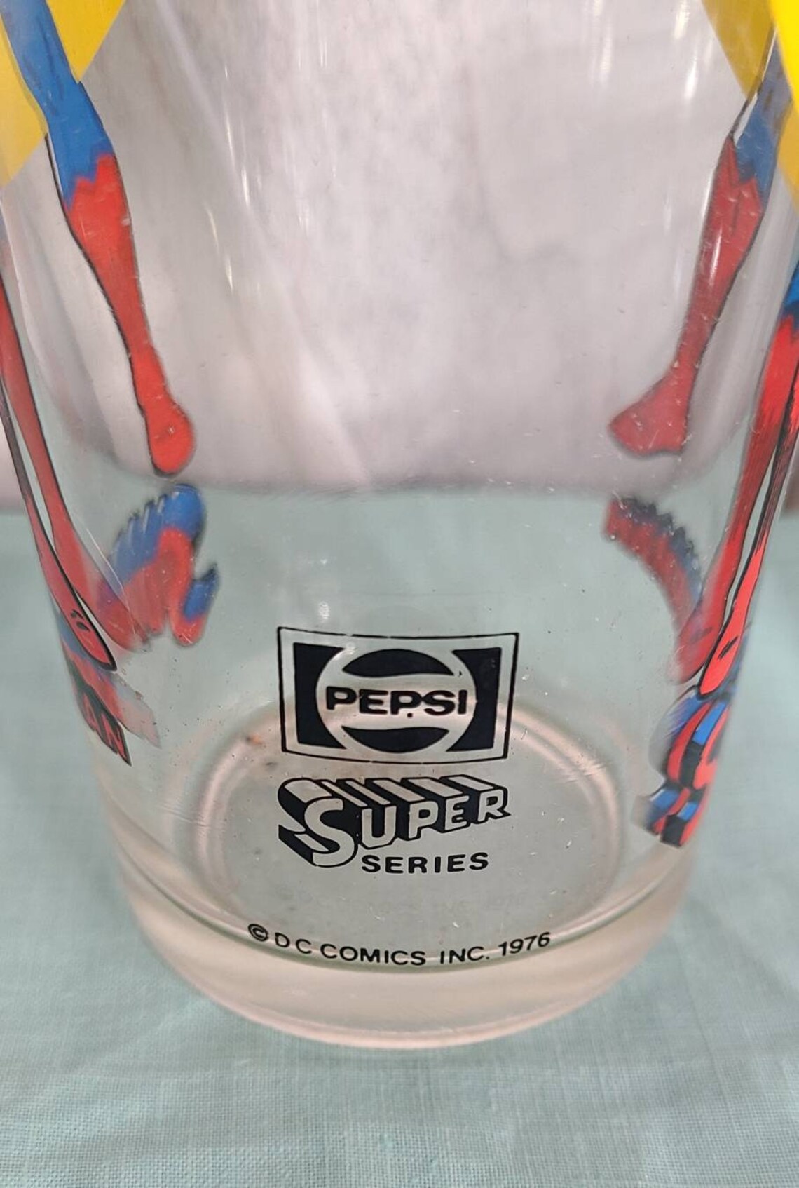1976 Superman Pepsi Super Series Collectable Drinking Glass. - Etsy