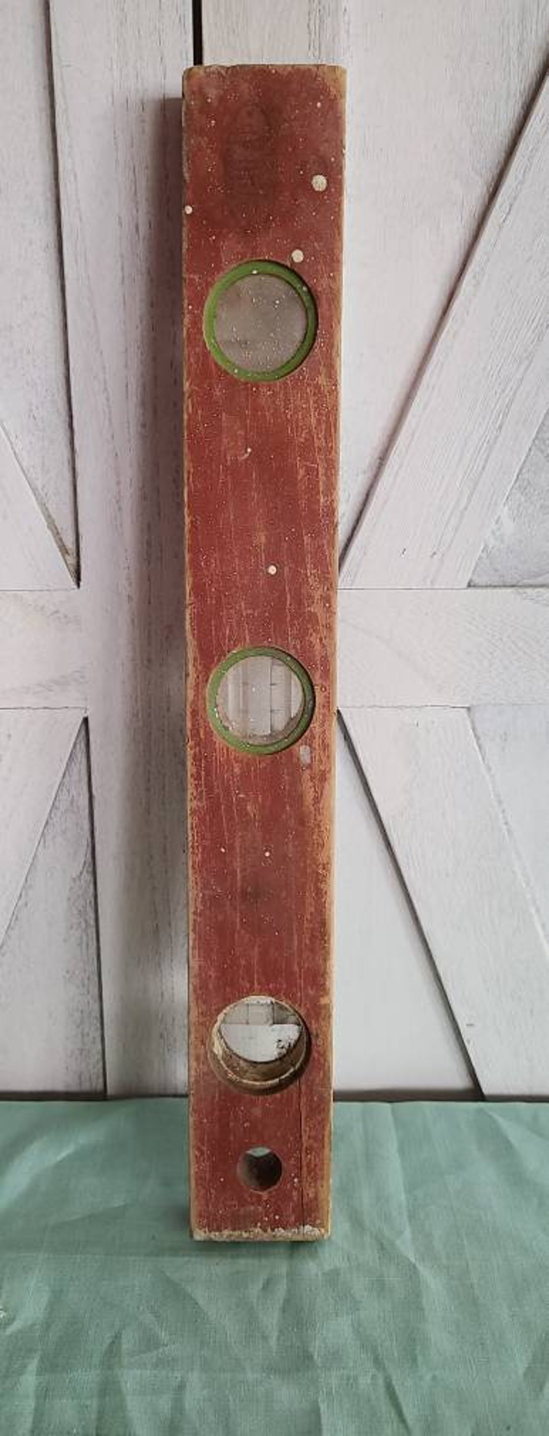 Antique 18" Wooden Level. - Etsy