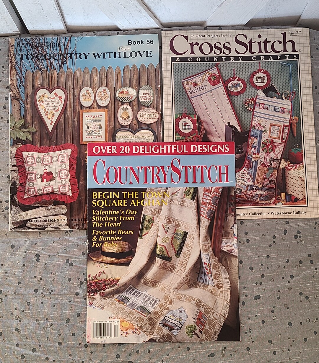 3 Cross Stitch Pattern Magazines - Etsy