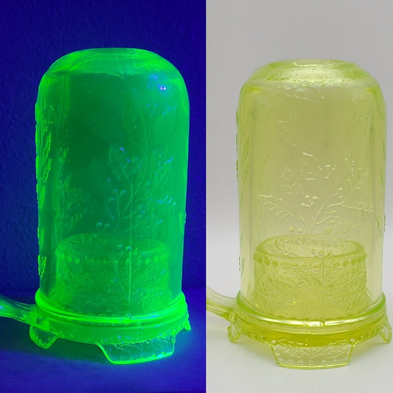 Rare Vaseline Glass - Etsy