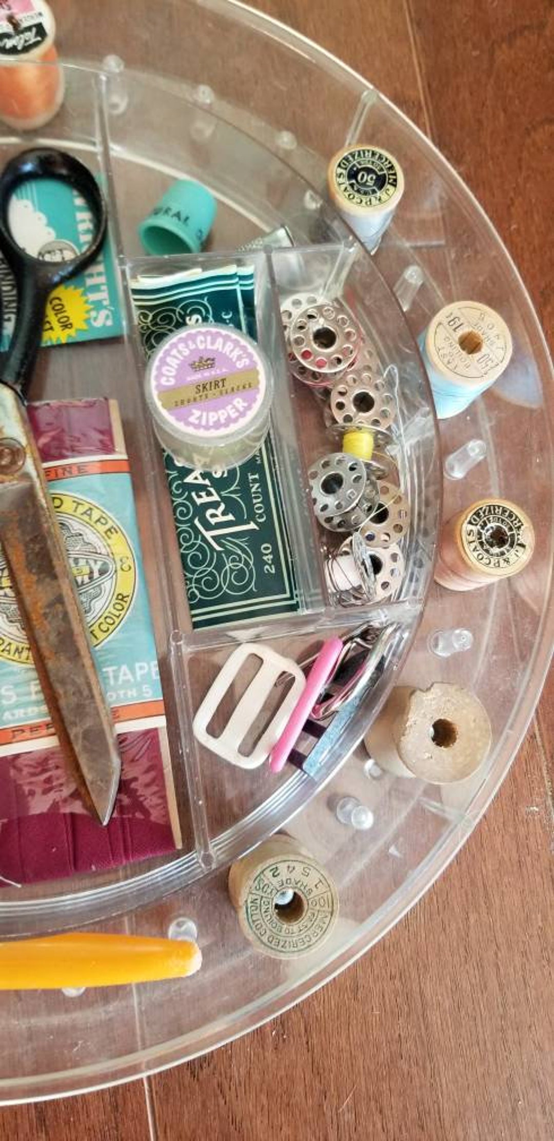 Vintage Sewing Kit With Vintage Notions - Etsy