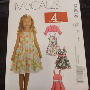 Mccall's Girls Patterns. - Etsy