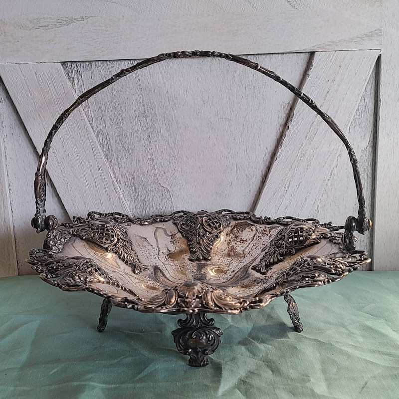 Silver Fruit Plate - Etsy