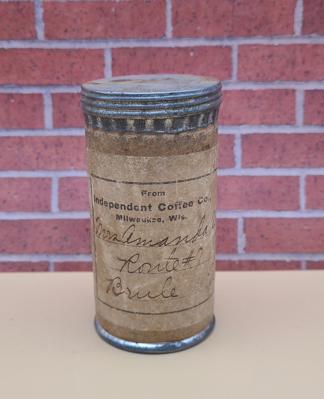 Vintage Cardboard and Metal Mailing Tube - Etsy