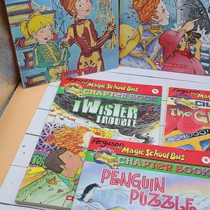 Set of 6 the Magic School Bus Books - Etsy