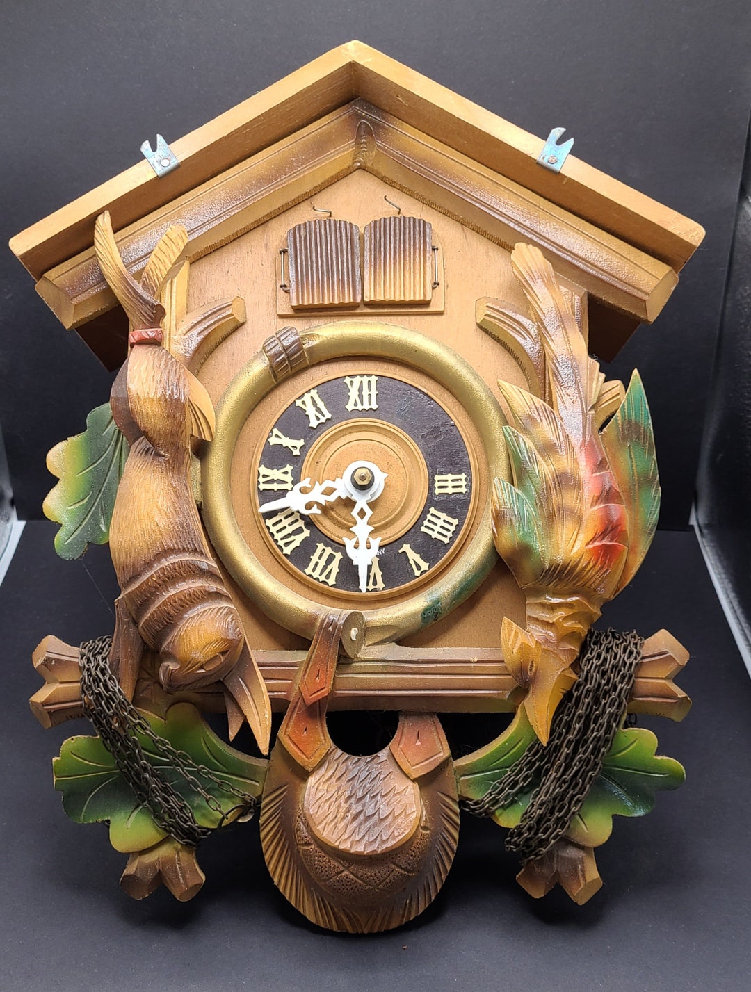 Beautiful Wooden Vintage Cuckoo Clock - Etsy