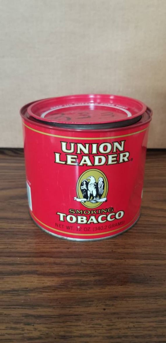 Vintage Union Leader Tobacco Tin. | Etsy