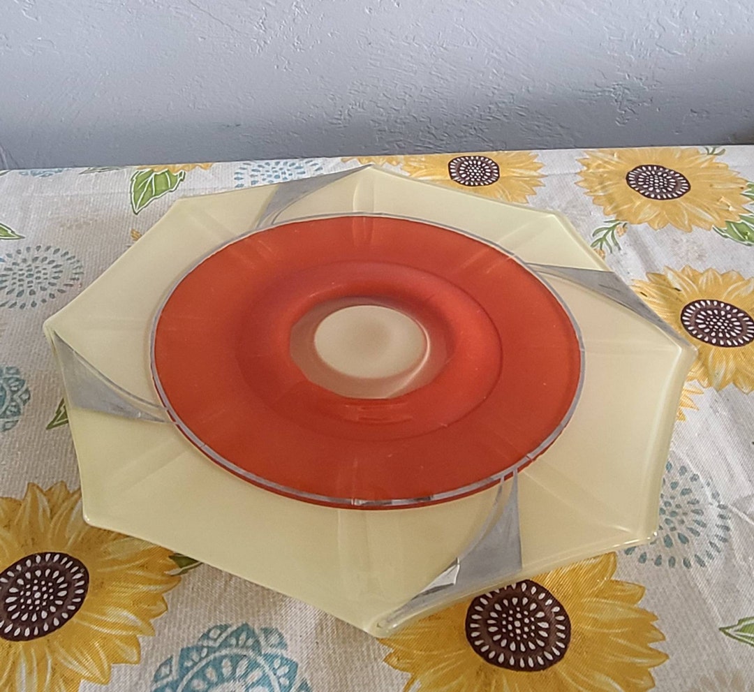 Vintage Octagon Shaped Cake Stand. - Etsy