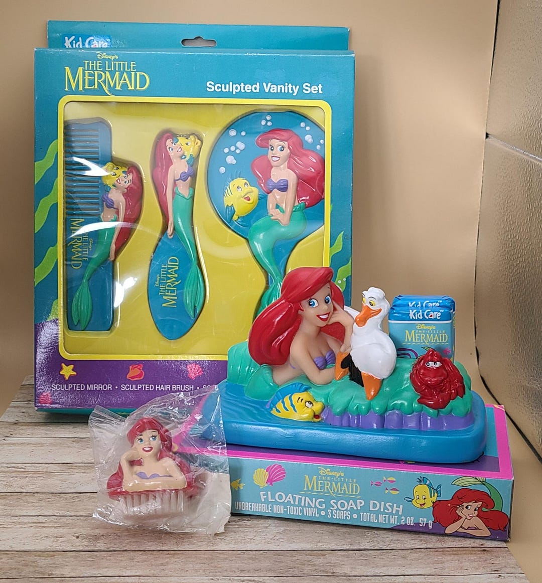 Vintage Little Mermaid Vanity Set - Etsy