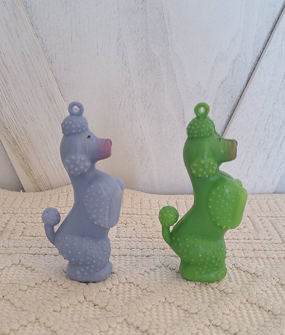 Vintage Plastic Toy Poodles. - Etsy