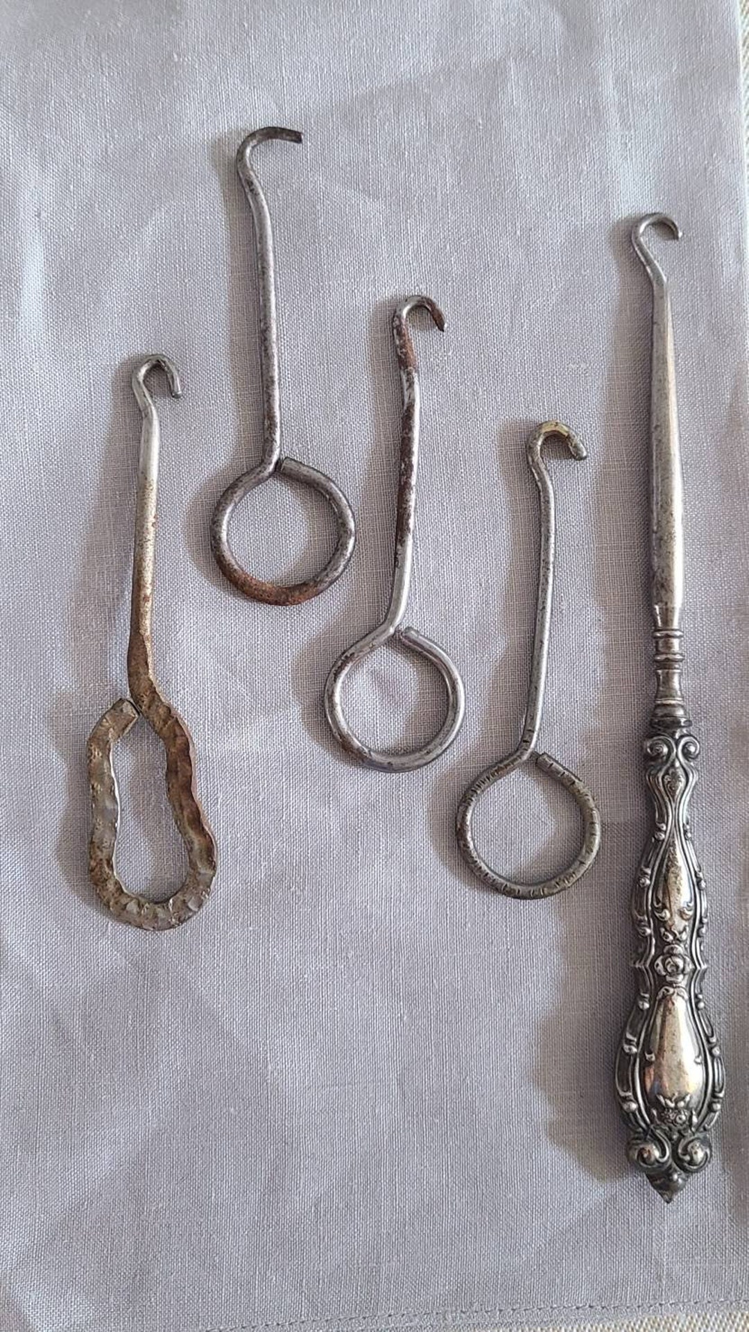 Set of 5 Vintage Button Hooks. - Etsy