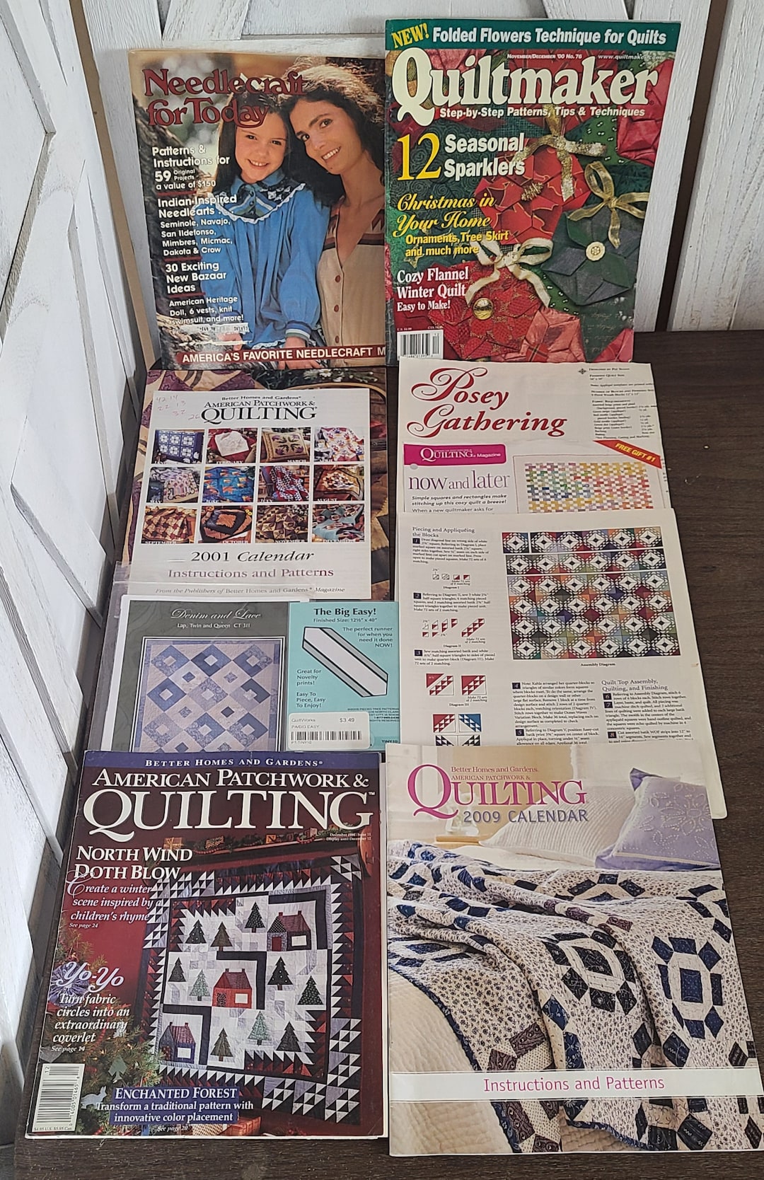 Several Vintage Quilting Magazines - Etsy
