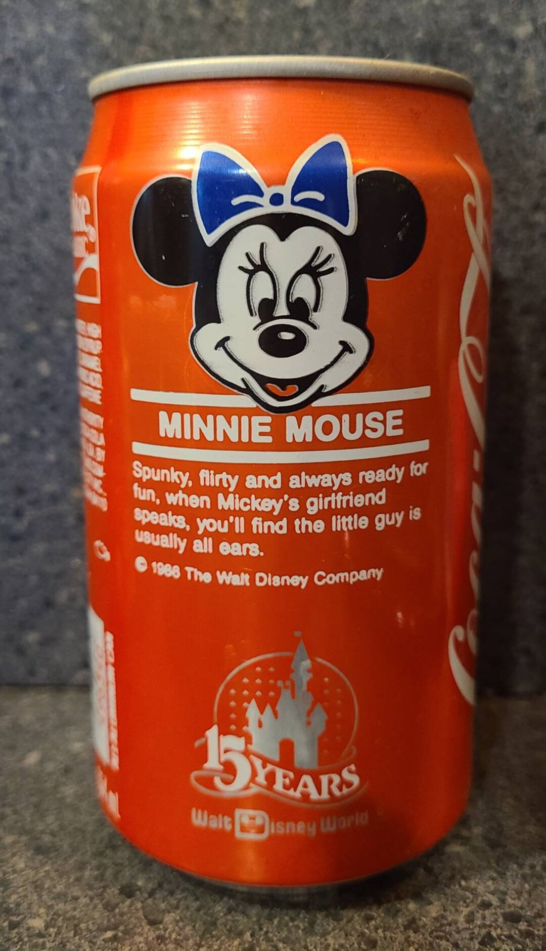 Vintage 1986 Empty 12 Oz. Walt Disney Minnie Mouse Coca Cola Can - Etsy