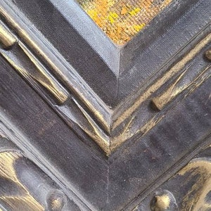 Vintage Ornate Painted Styrofoam Wall Hanging Frame. - Etsy