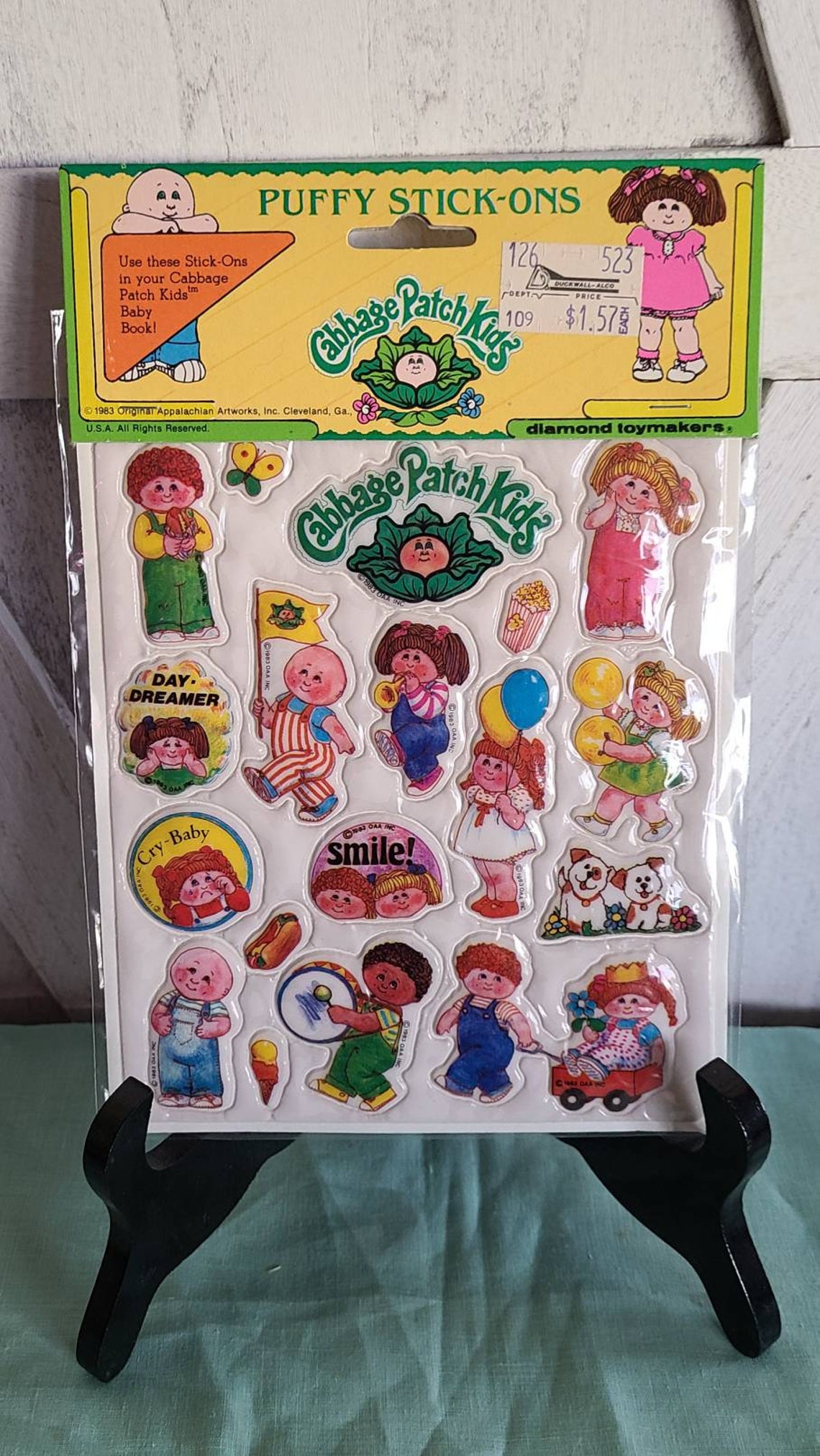 Vintage Cabbage Patch Kids Puffy Stickers From the 70s-80s. - Etsy