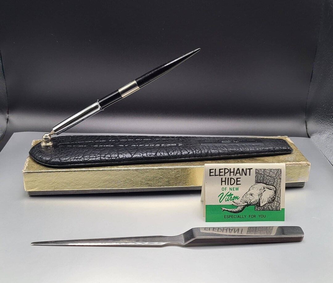 Vintage Pen and Letter Opener Set - Etsy