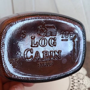 Large Bicentennial Log Cabin Syrup Bottle. 3 Different Styles to Choose ...