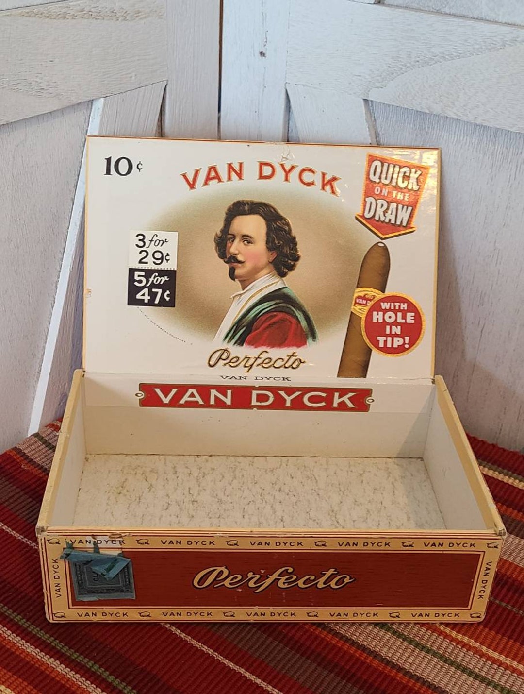 Vintage Van Dyck Cigar Box - Etsy