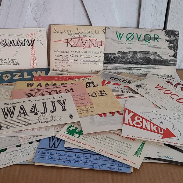 Ham Radio Business Cards - Etsy