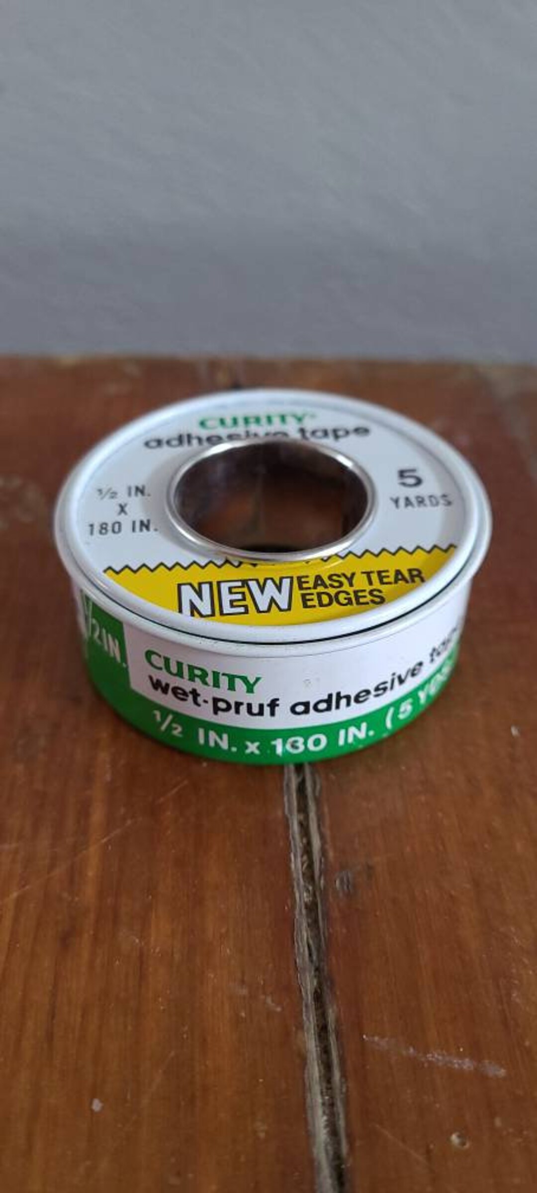 Vintage Metal Curity Adhesive Tape Container. - Etsy