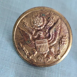 7 Vintage Military Uniform Buttons. - Etsy