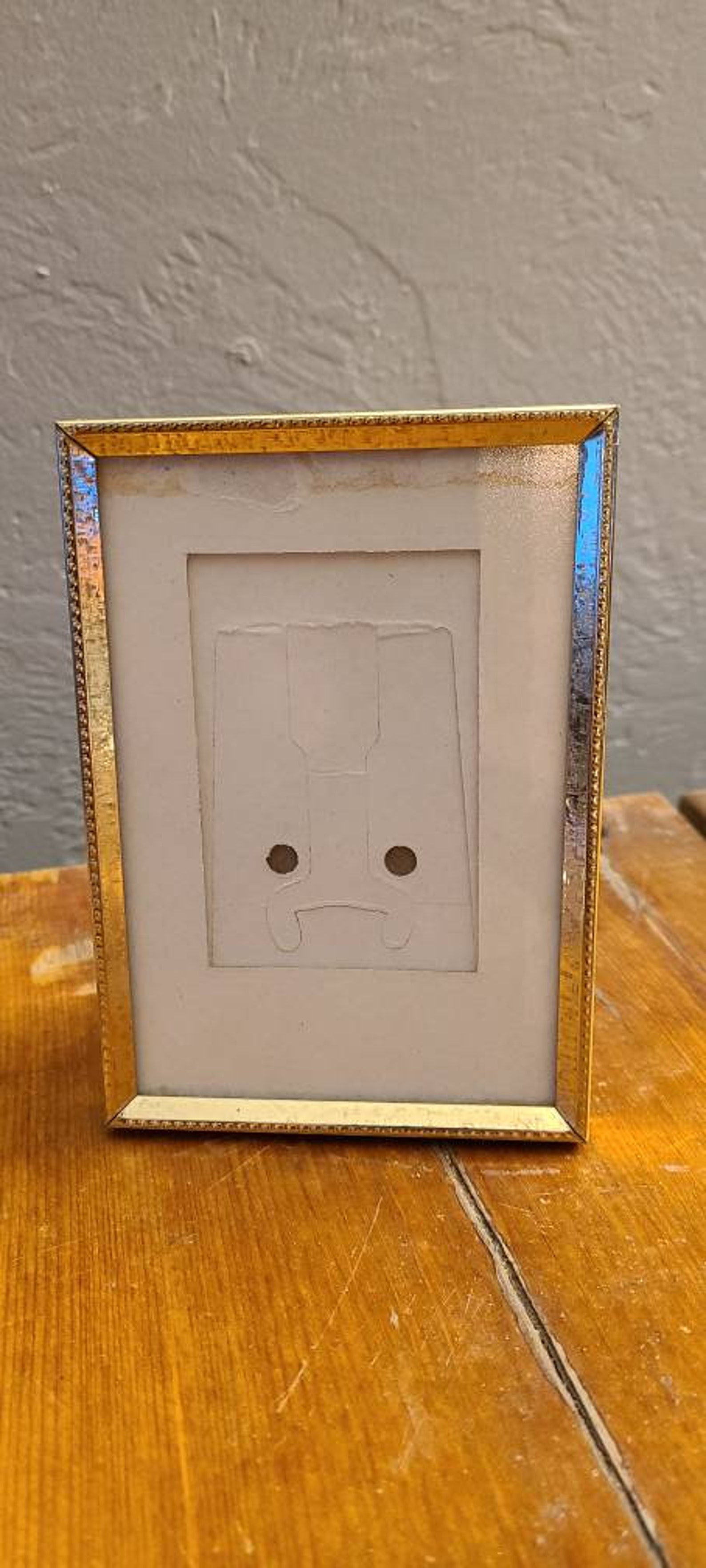 Vintage Gold Colored Picture Frame. - Etsy