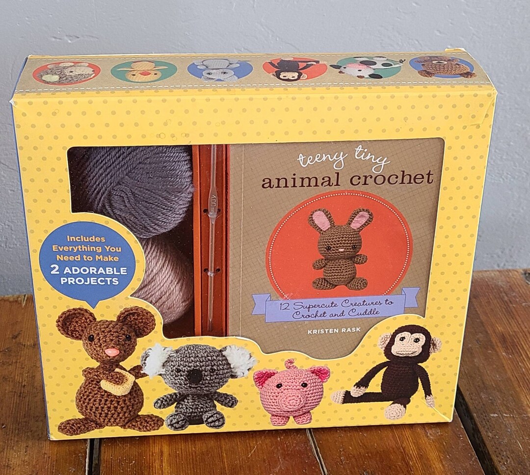 Kristen Rask Teeny Tiny Animal Crochet Kit. - Etsy