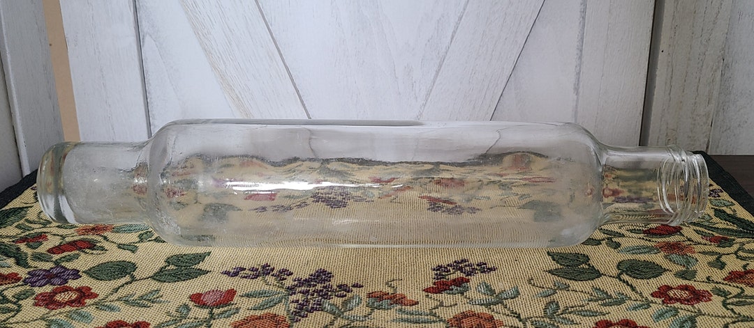 Vintage Glass Rolling Pin - Etsy