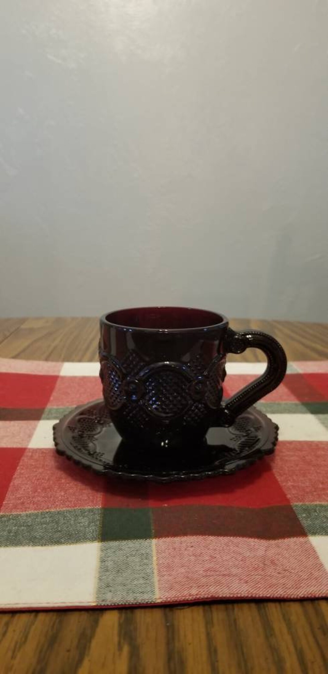 Vintage Cape Cod Glassware Collection. Cup and Saucer. - Etsy