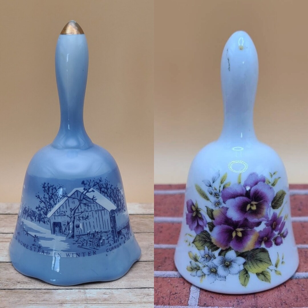 Vintage Ceramic Bells - Etsy