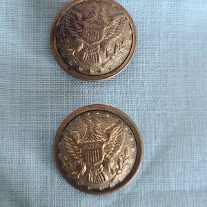 7 Vintage Military Uniform Buttons. - Etsy