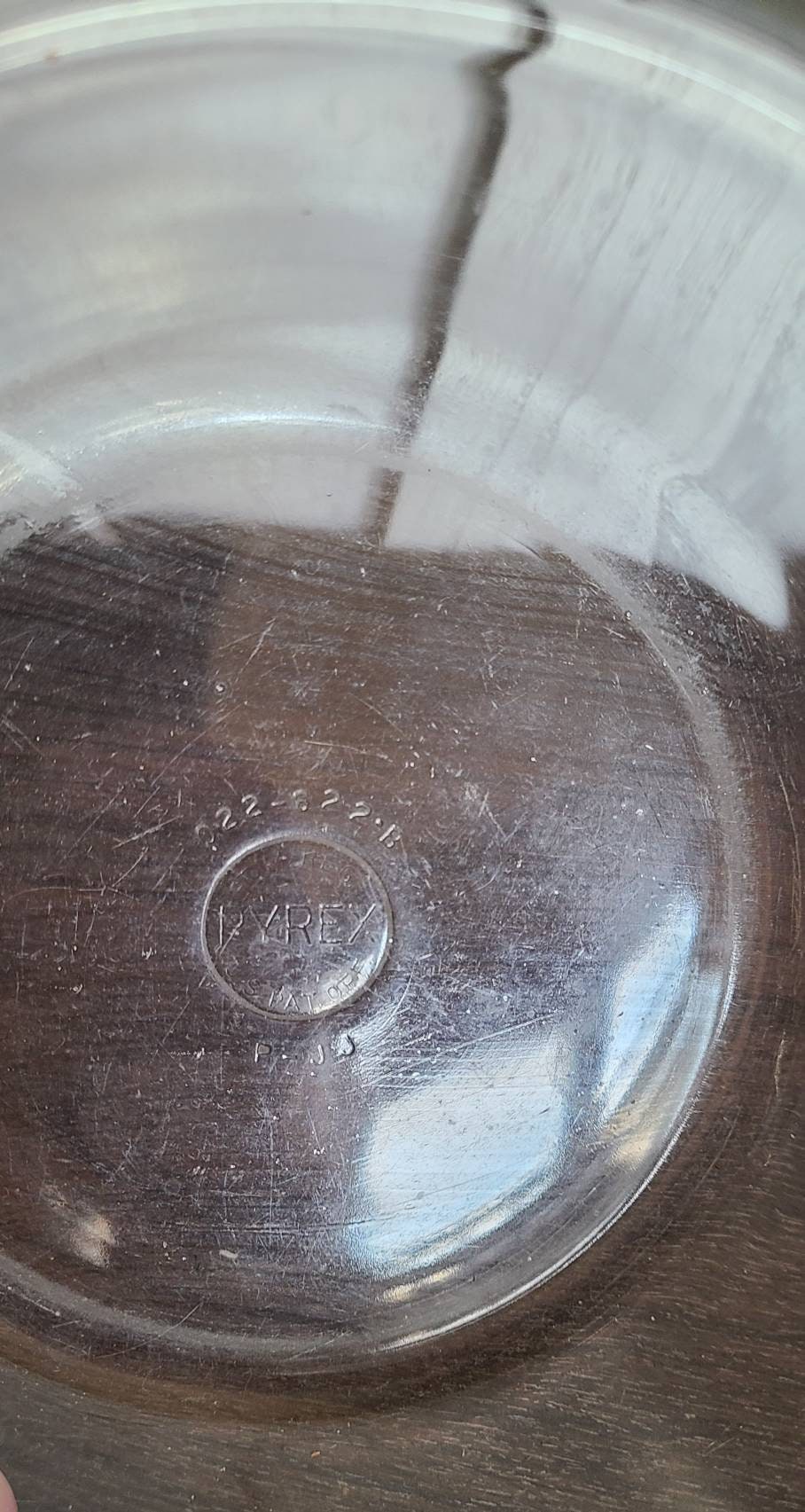 Vintage Pyrex Clear Glass Casserole Dish. | Etsy