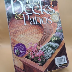 2 Deck and Patio Design Books - Etsy