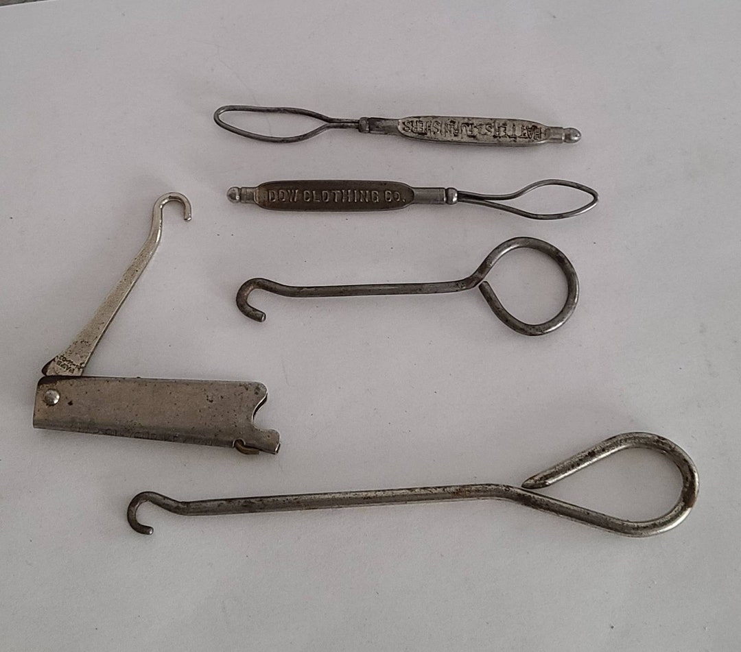 Set of 5 Vintage Button Hooks. - Etsy