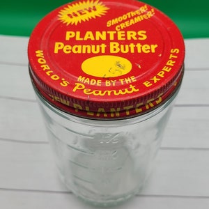 Vintage Planters Peanut Butter Jar - Etsy