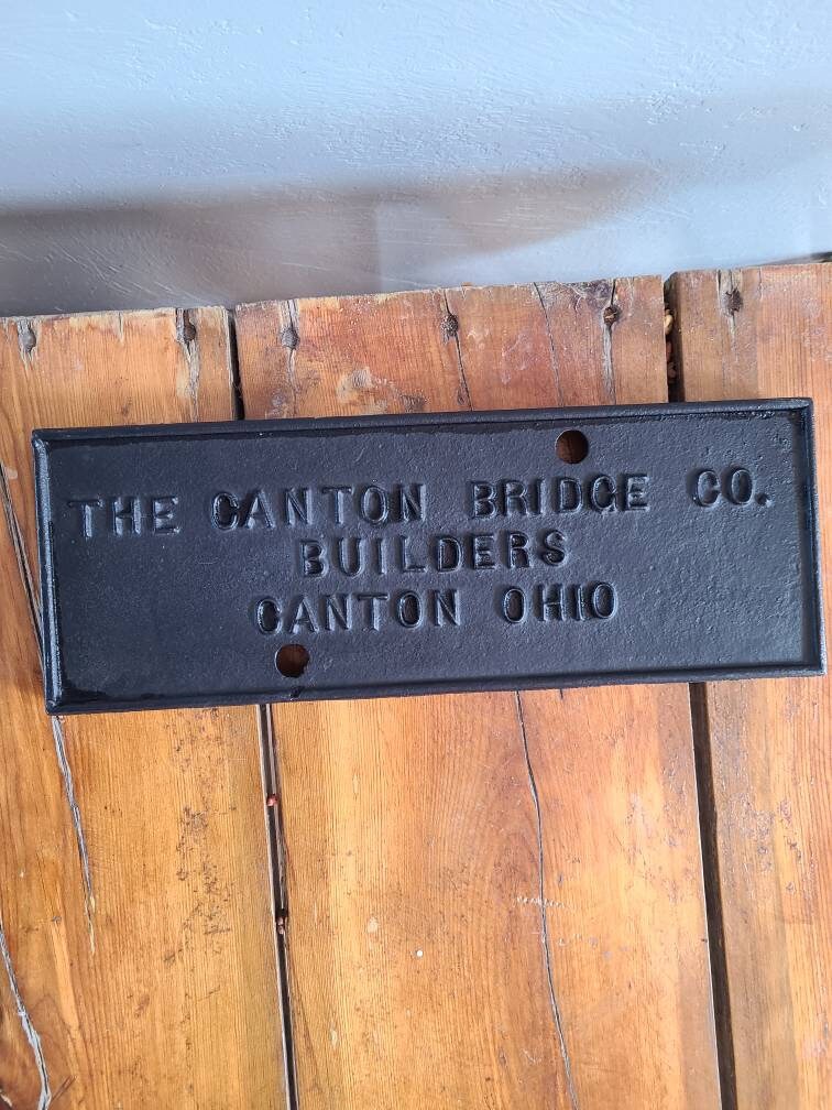 Vintage Cast Iron Bridge Badge. - Etsy