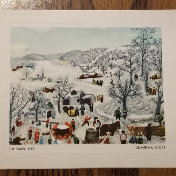 Grandma Moses Print - Etsy