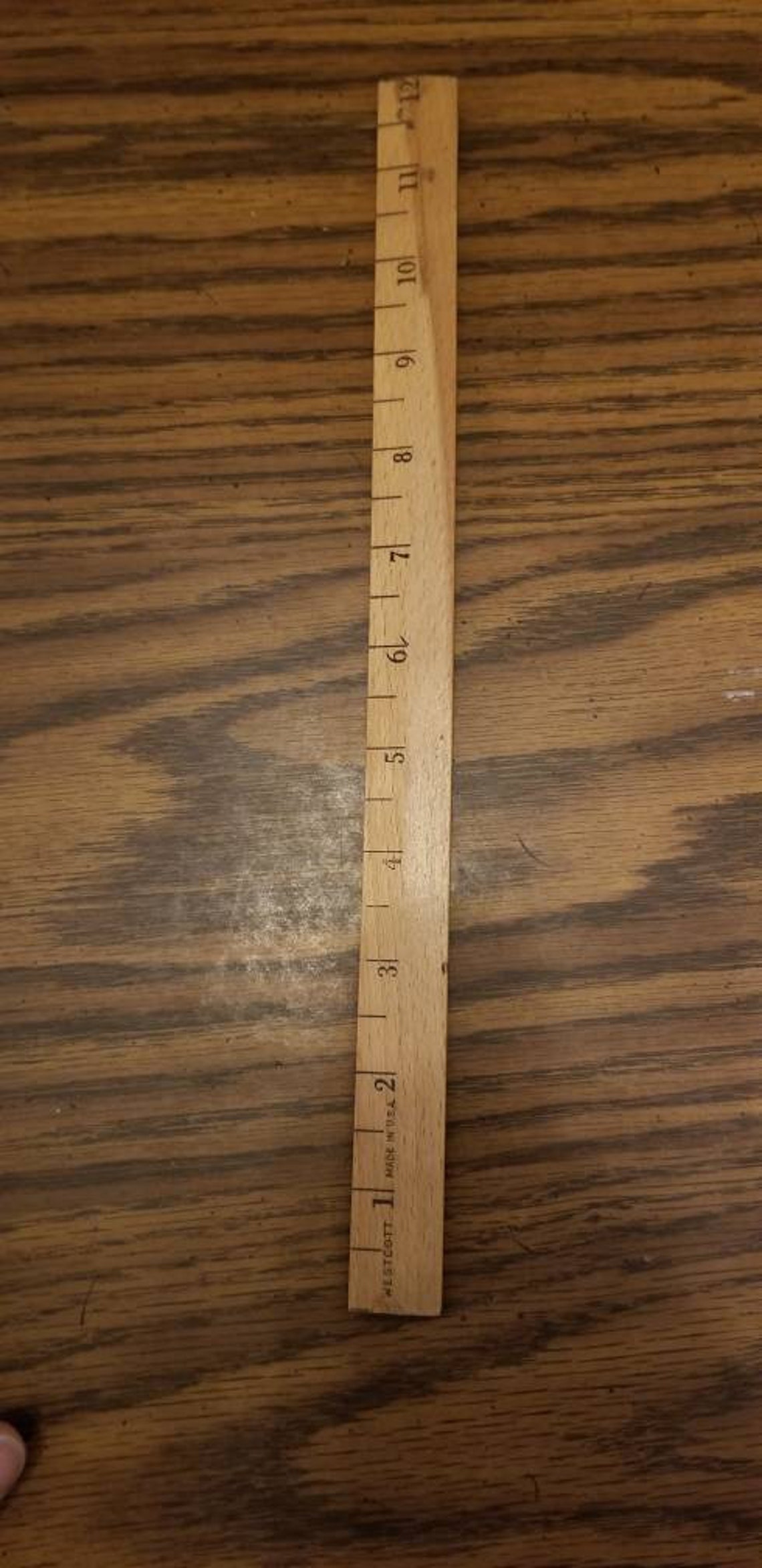 Vintage Westcott Wooden 12 Inch Ruler. - Etsy