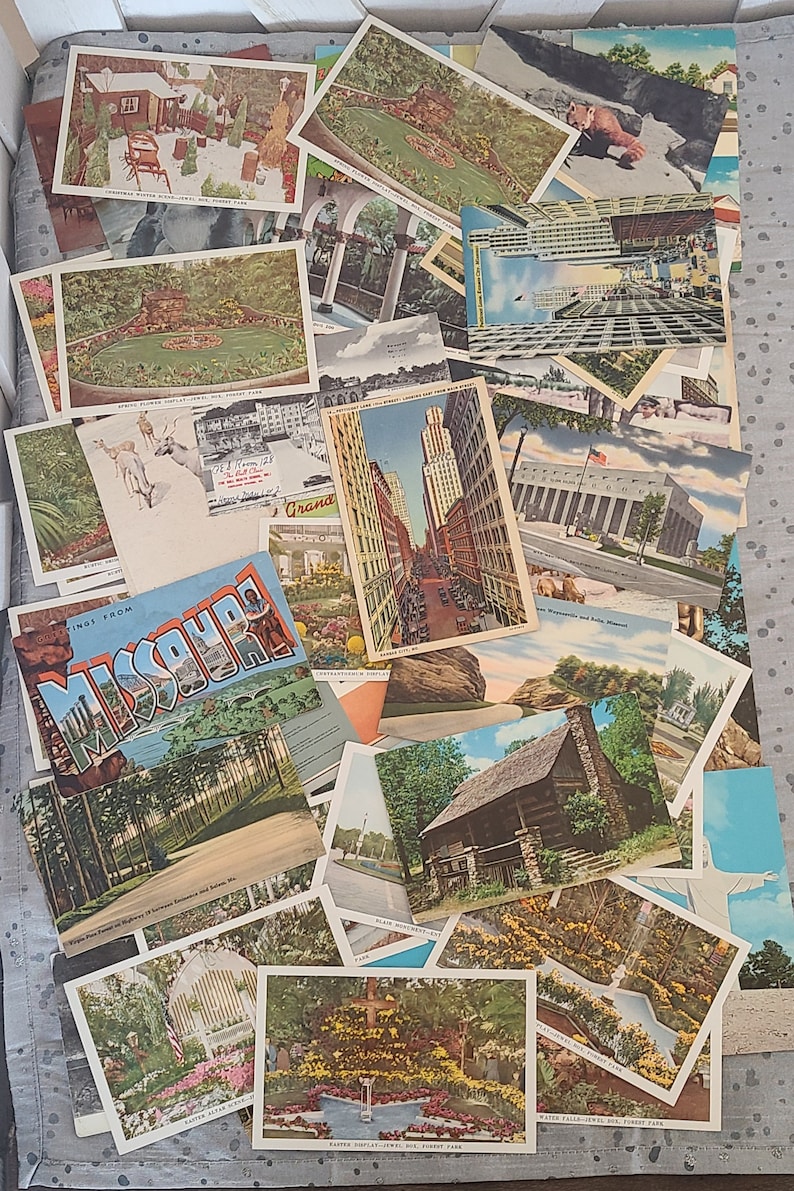 55 Vintage Missouri Post Cards - Etsy