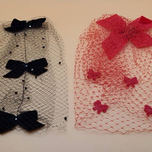 6 Vintage Famous Glamour Veil Hats. - Etsy