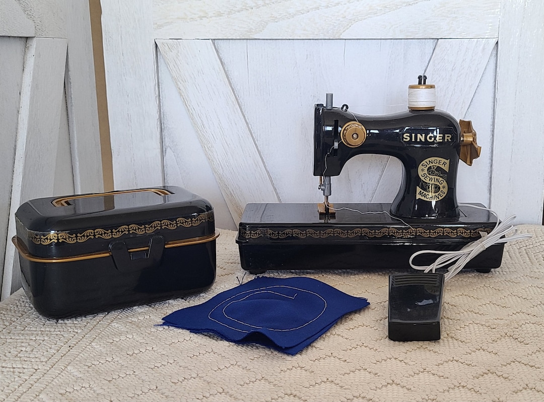 Vintage Singer Kids Sewing Machine - Etsy