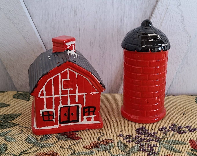 Barn and Silo - Etsy