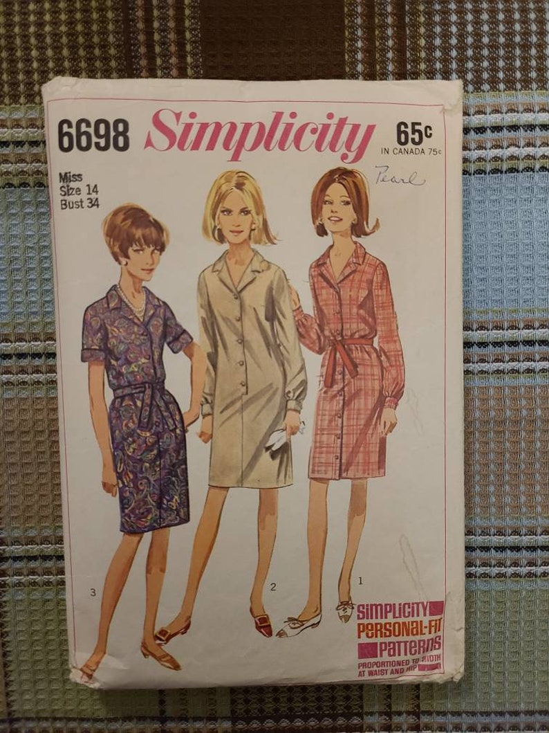 Vintage Simplicity Clothing Patterns. - Etsy