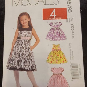 Mccall's Girls Patterns. - Etsy